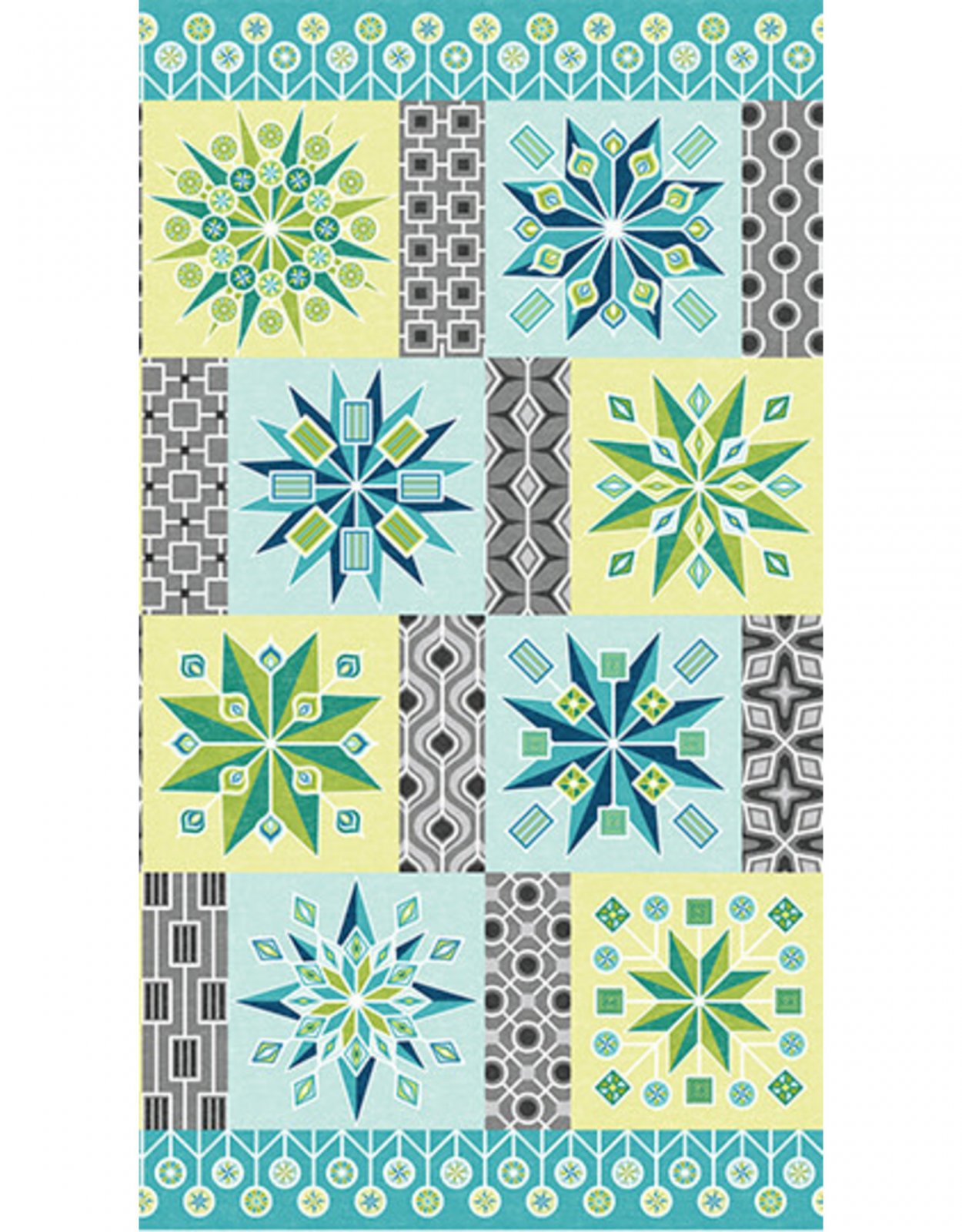 Precut Lollipop Blocks Panel 24x44 - 241635