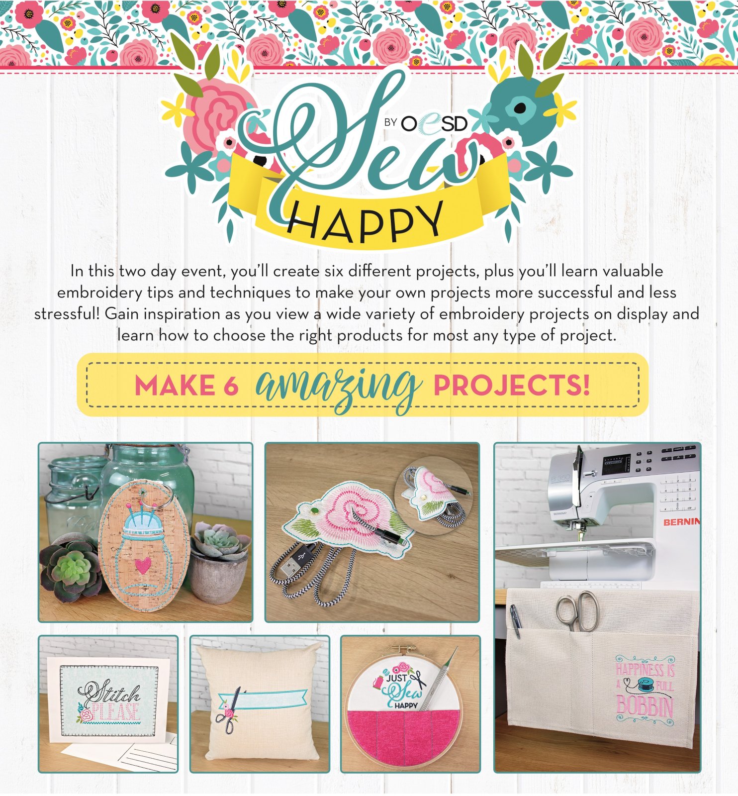 Sew Happy OESD Event