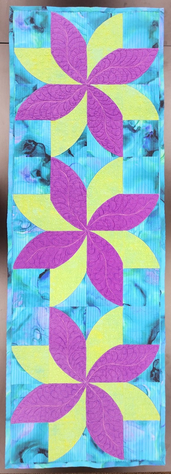 Fun Poinsettia Table Runner with Barbara Dann