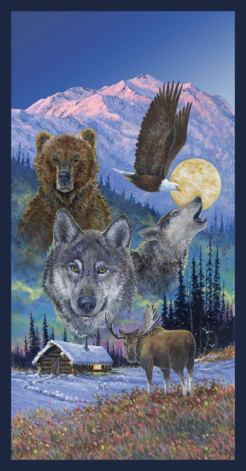 The Collection of Alaska's Artist Jon Van Zyle Animal Panel
