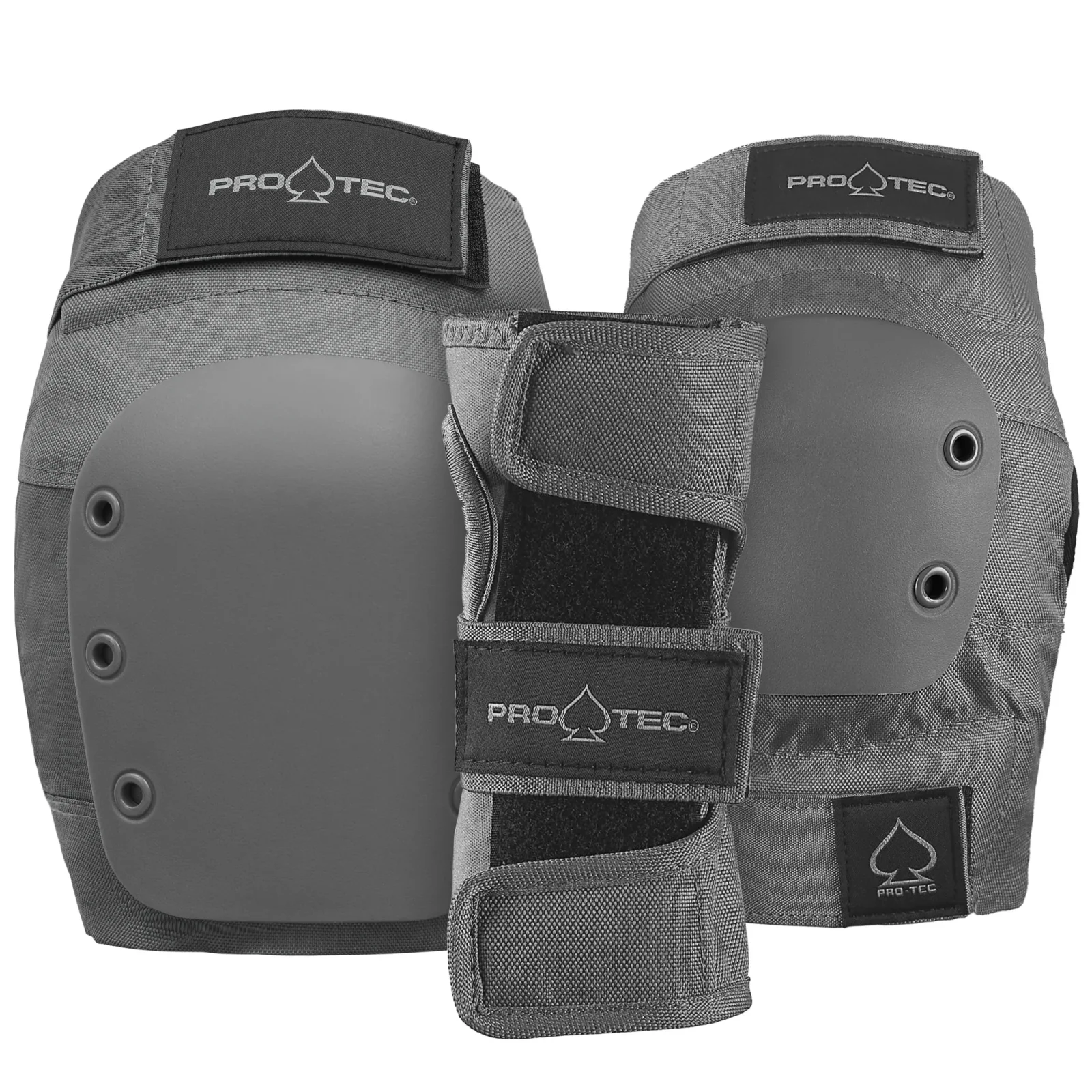 Pro-Tec Street Gear Jr. 3-Pack Pad Set - Grey