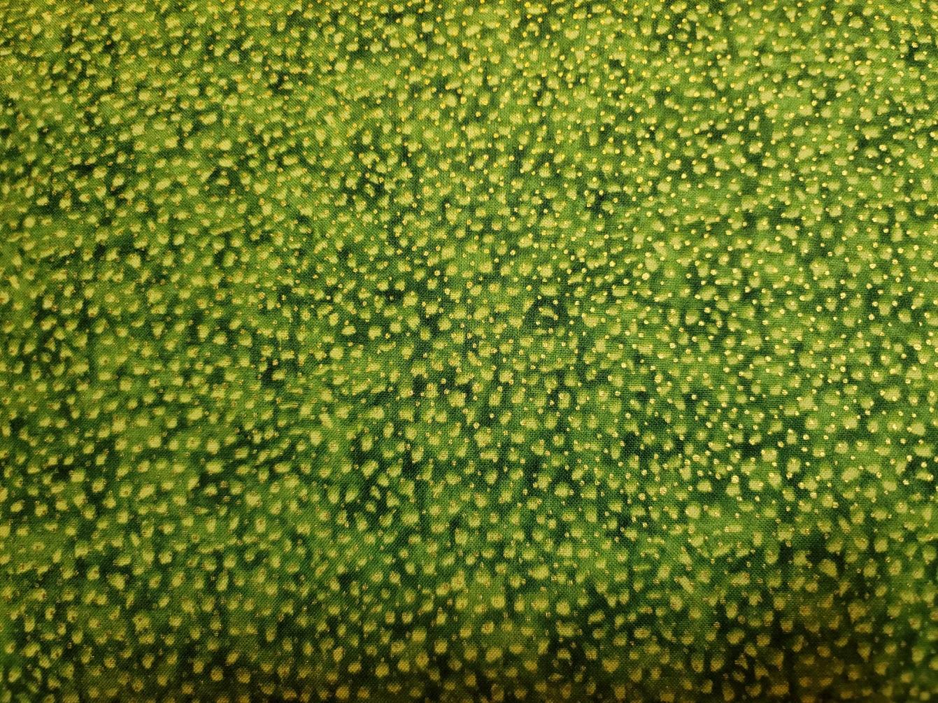 Row By Row Green Yellow Metallic