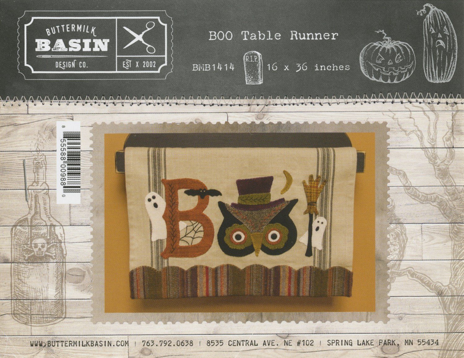Boo Table Runner Boo Table Runner