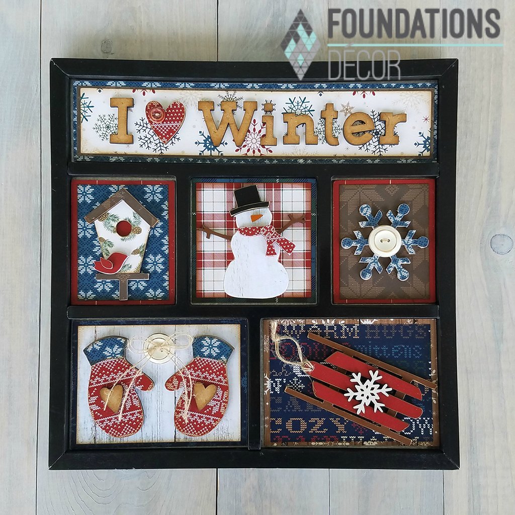 WINTER SHADOW BOX