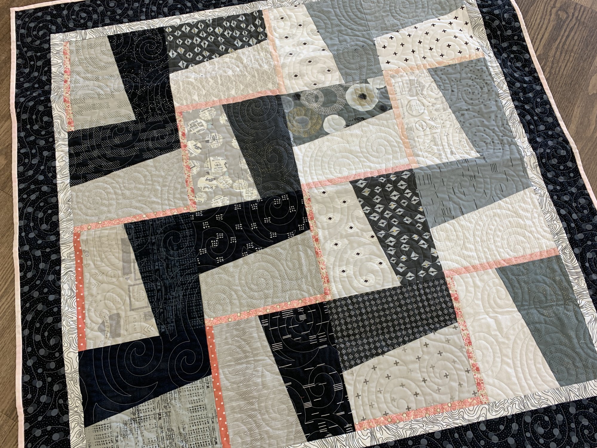 Against the Rail Quilt (a Grids Girls I drop-in class) - Elizabeth ...