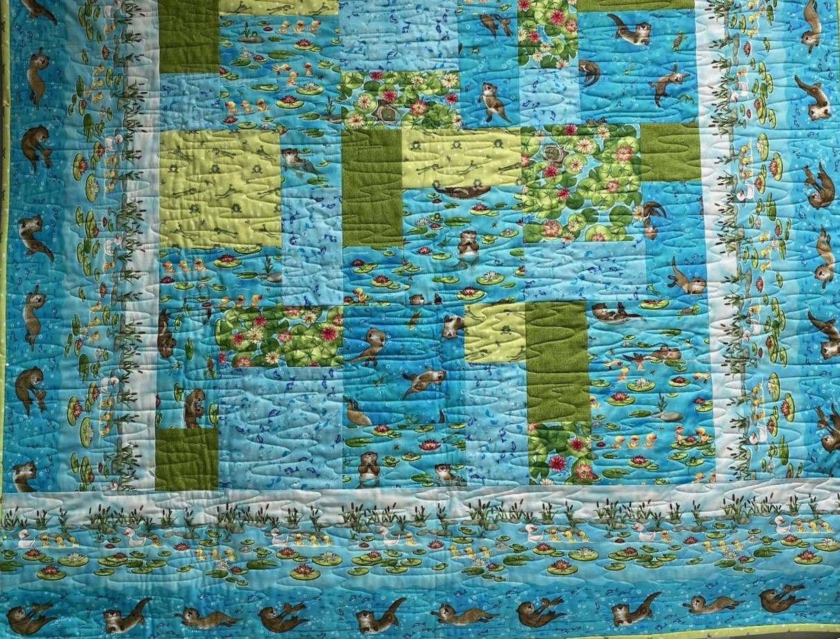 Easy as ABC and 123 Lap Quilt