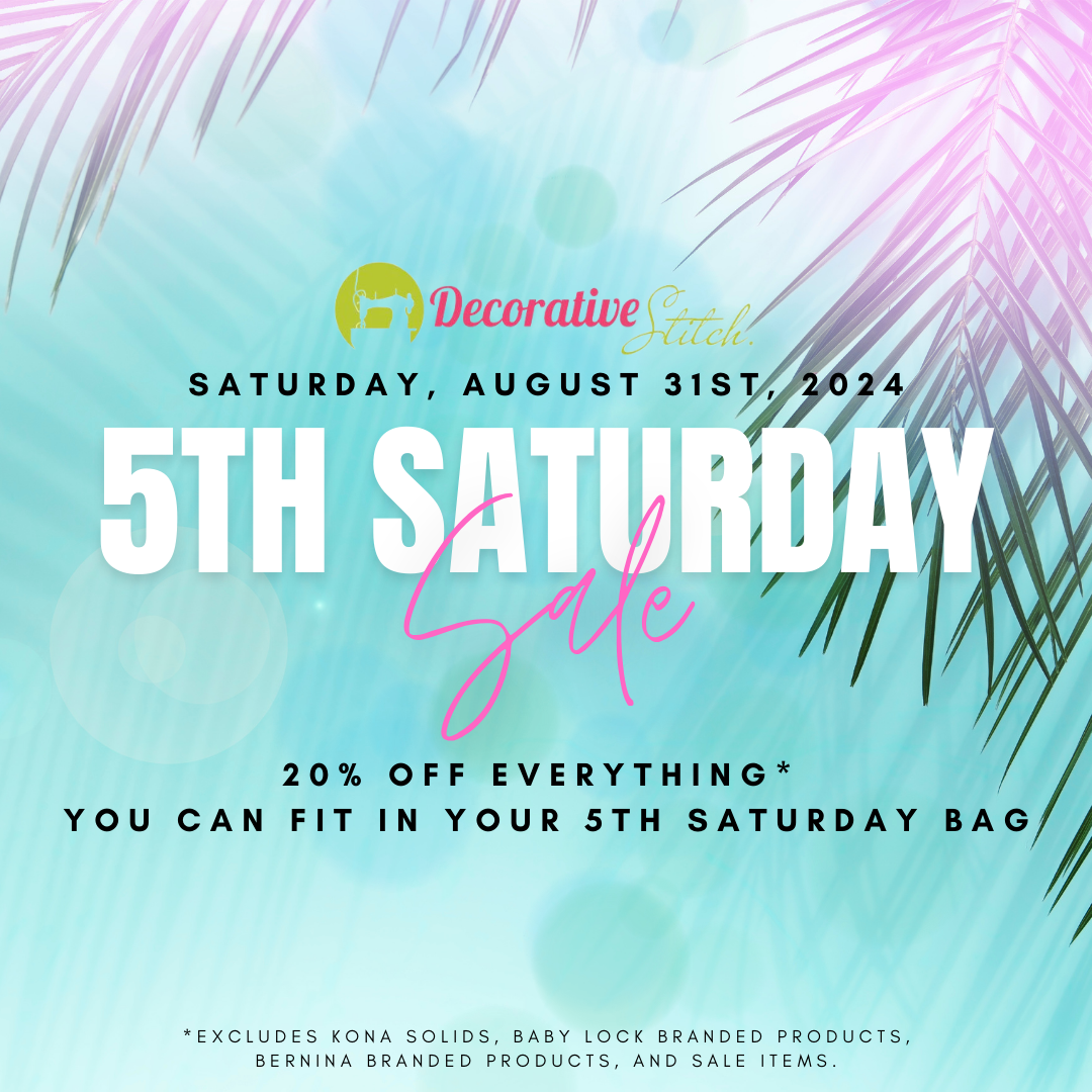 August 2024 5th Saturday!