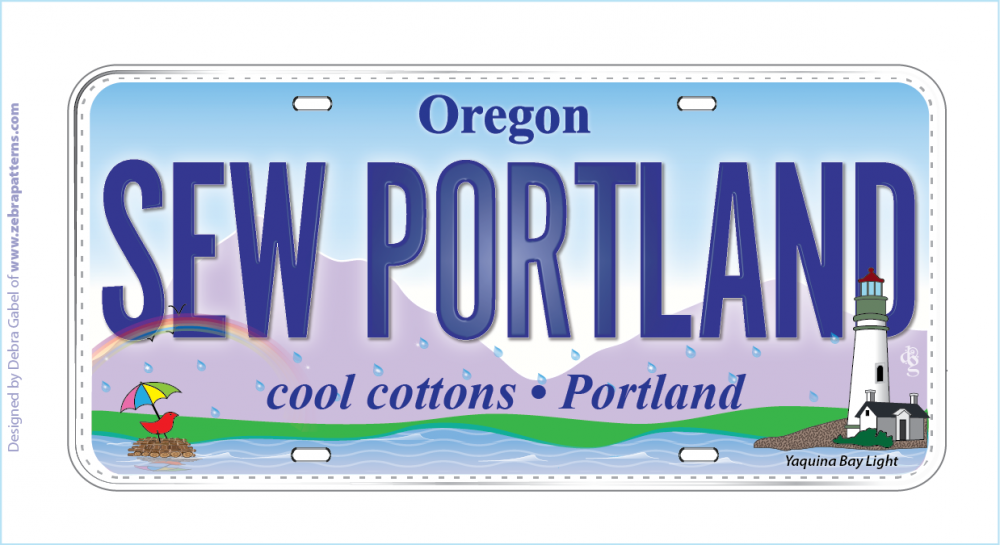 SEW PORTLAND License Plate US ADDRESS ONLY