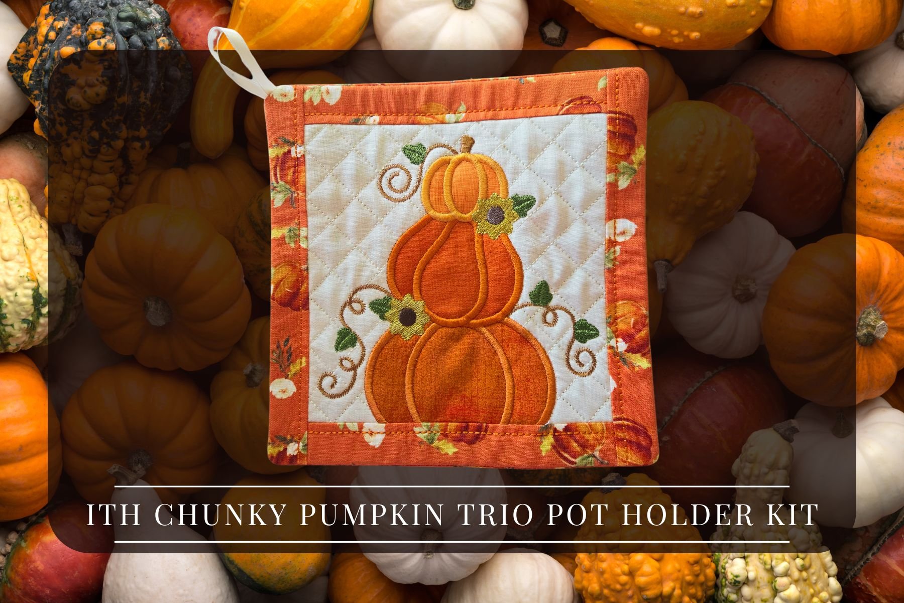 LIVE: ITH Chucky Pumpkin Potholder