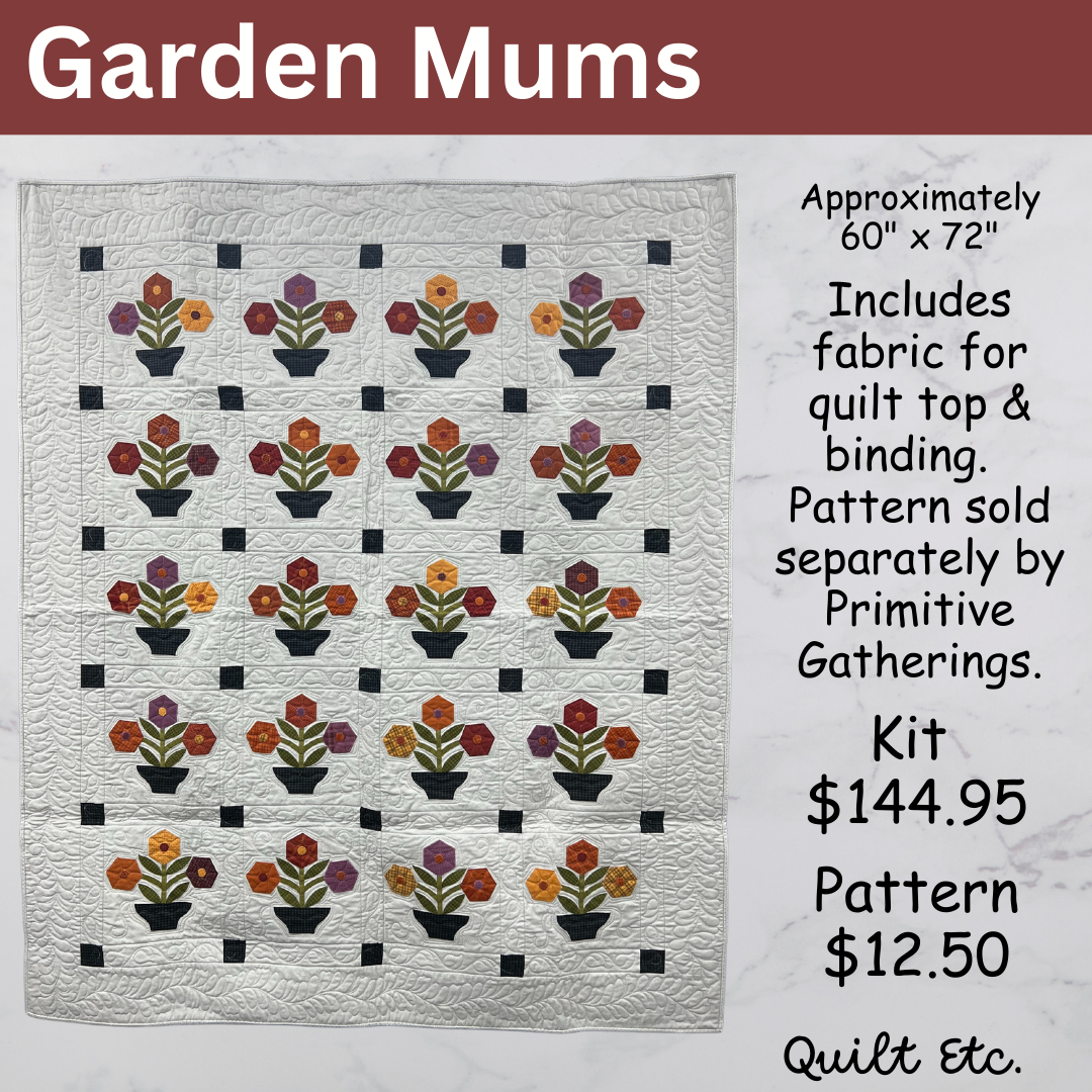 Garden Mums Quilt Kit