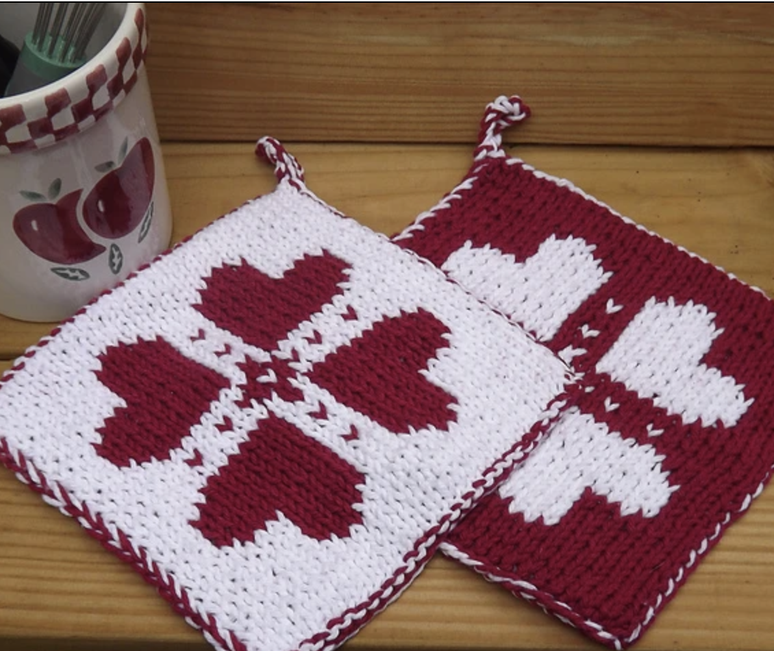 Double Knit Pot Holder