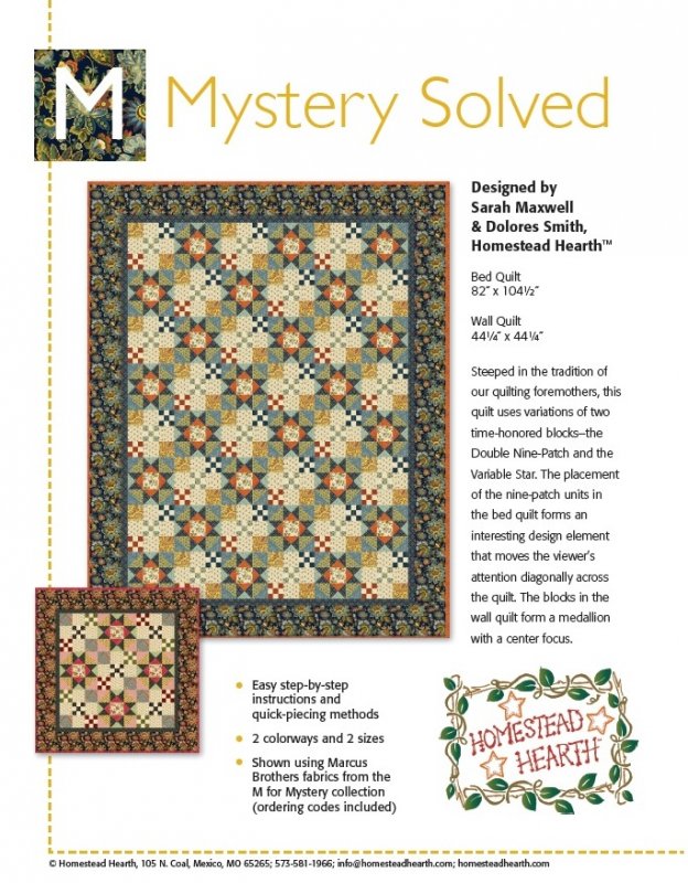 Mystery Solved Pattern