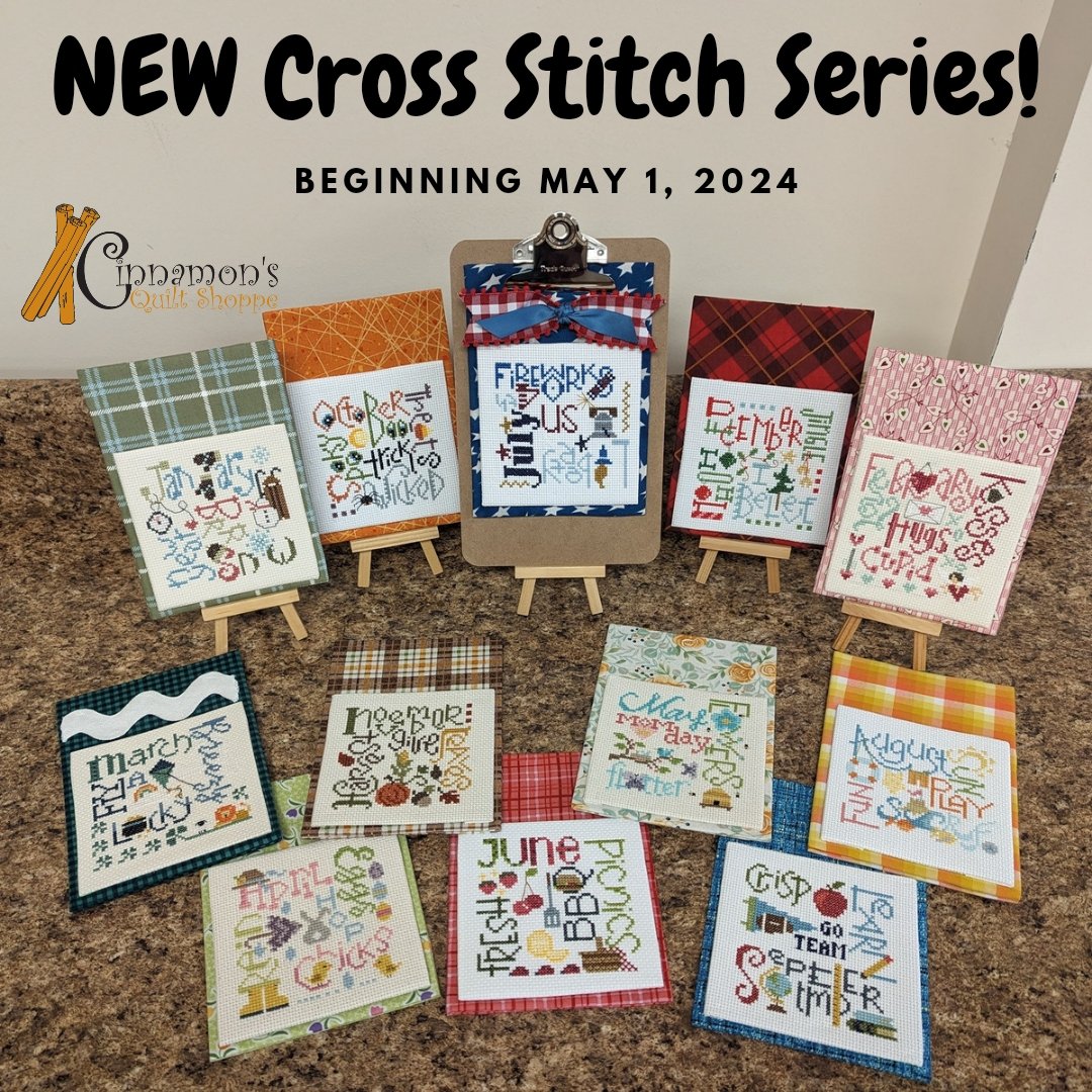 Cross Stitch Series - Typography