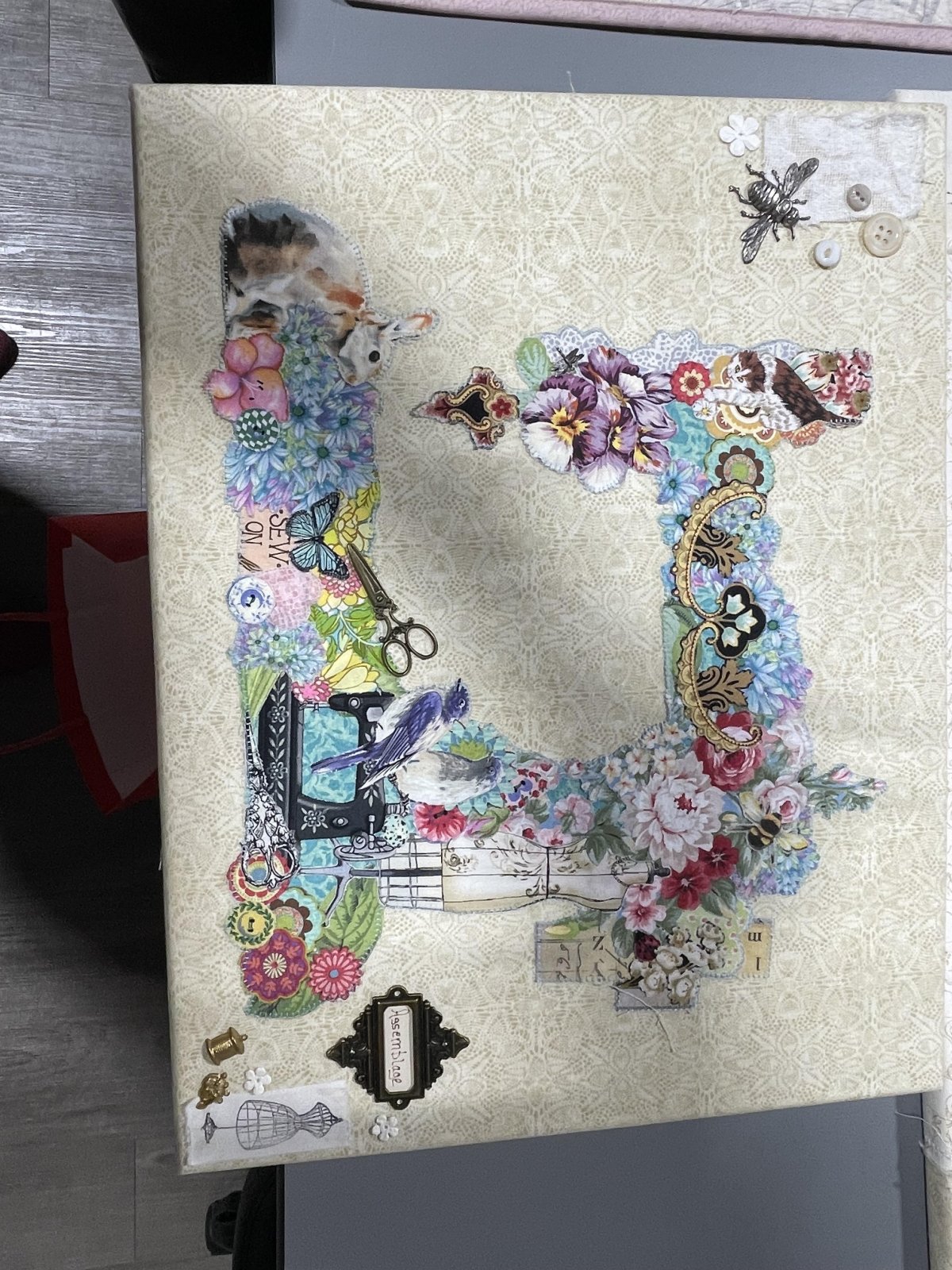 Introduction to Fabric Collage at Brentwood