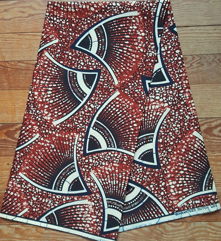 Vlisco Wax Block Printed Fabric 903