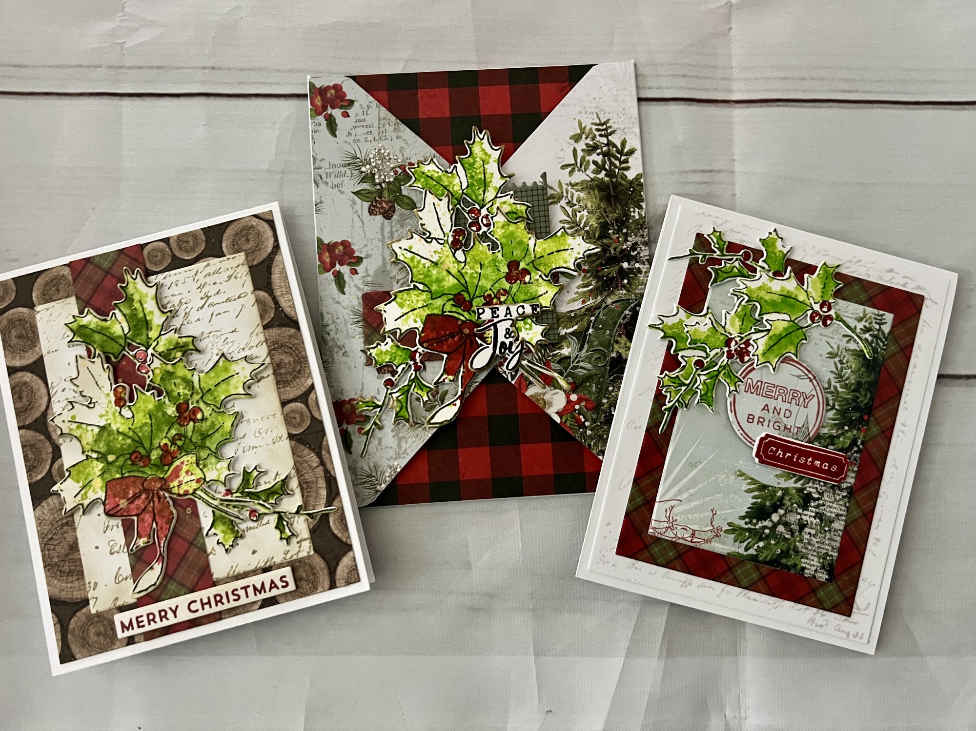 Holly Cards with Debra