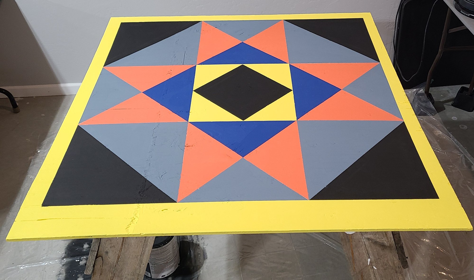 Painting Barn Blocks