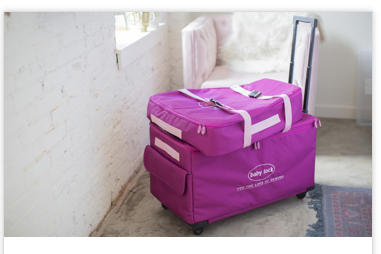 Limited Edition Pink Baby Lock Extra Large Machine Trolley Set