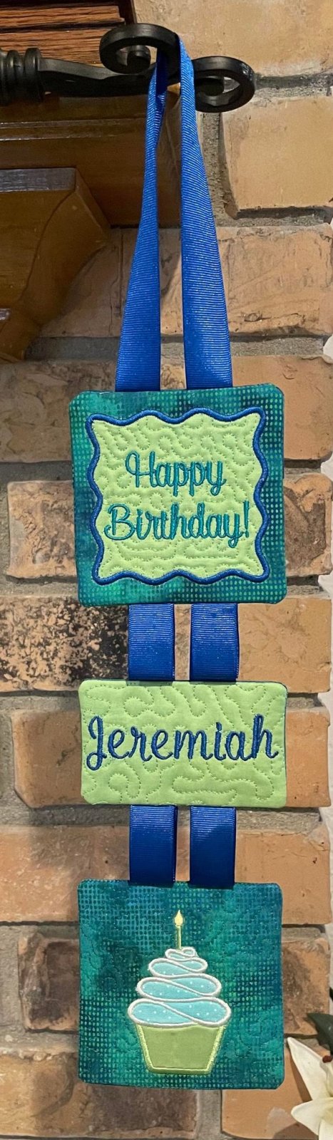 Happy Birthday Wall Hanging (Temple)