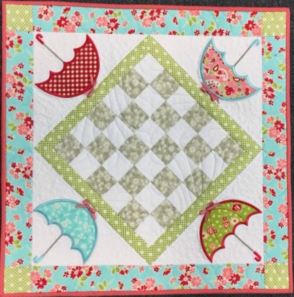 Kimberbell Table Topper - April Showers (Temple)