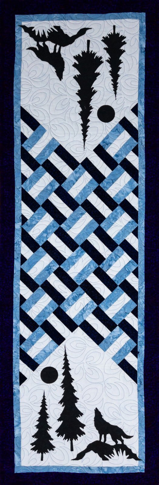 Wolf Table Runner By Marie Noah