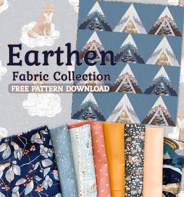Earthen Fabric Collection and Free Pattern Download