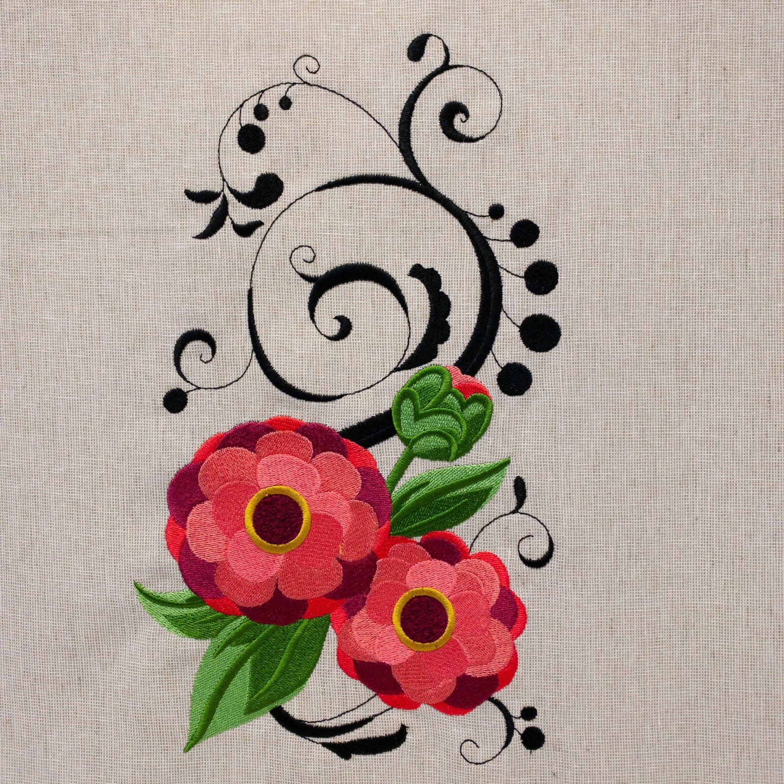 Easy & Fun Embroidered Panel Quilt