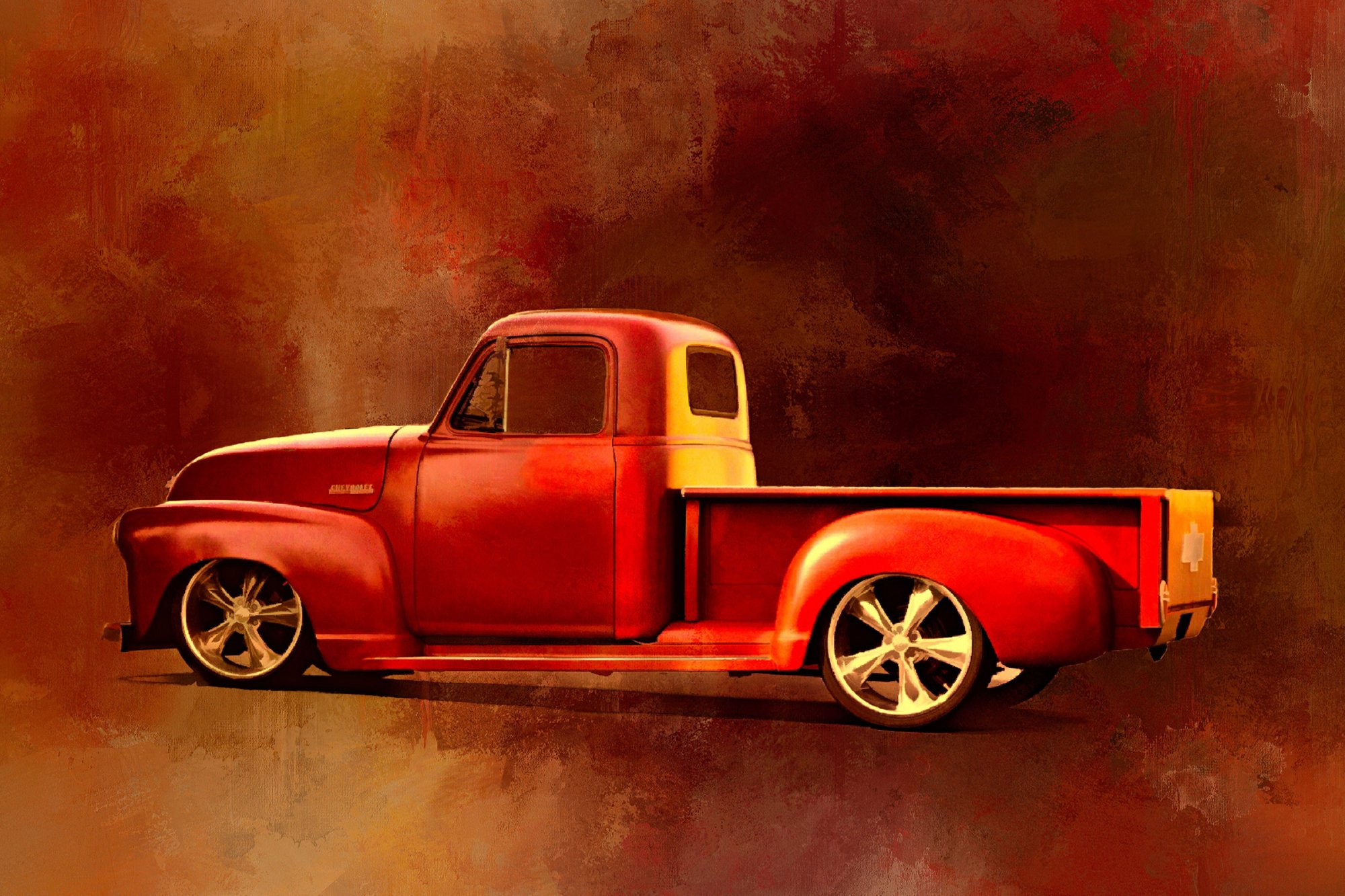 Red Pick Me Up Chevy Digital Panel Red Pick Me Up Chevy Digital Panel