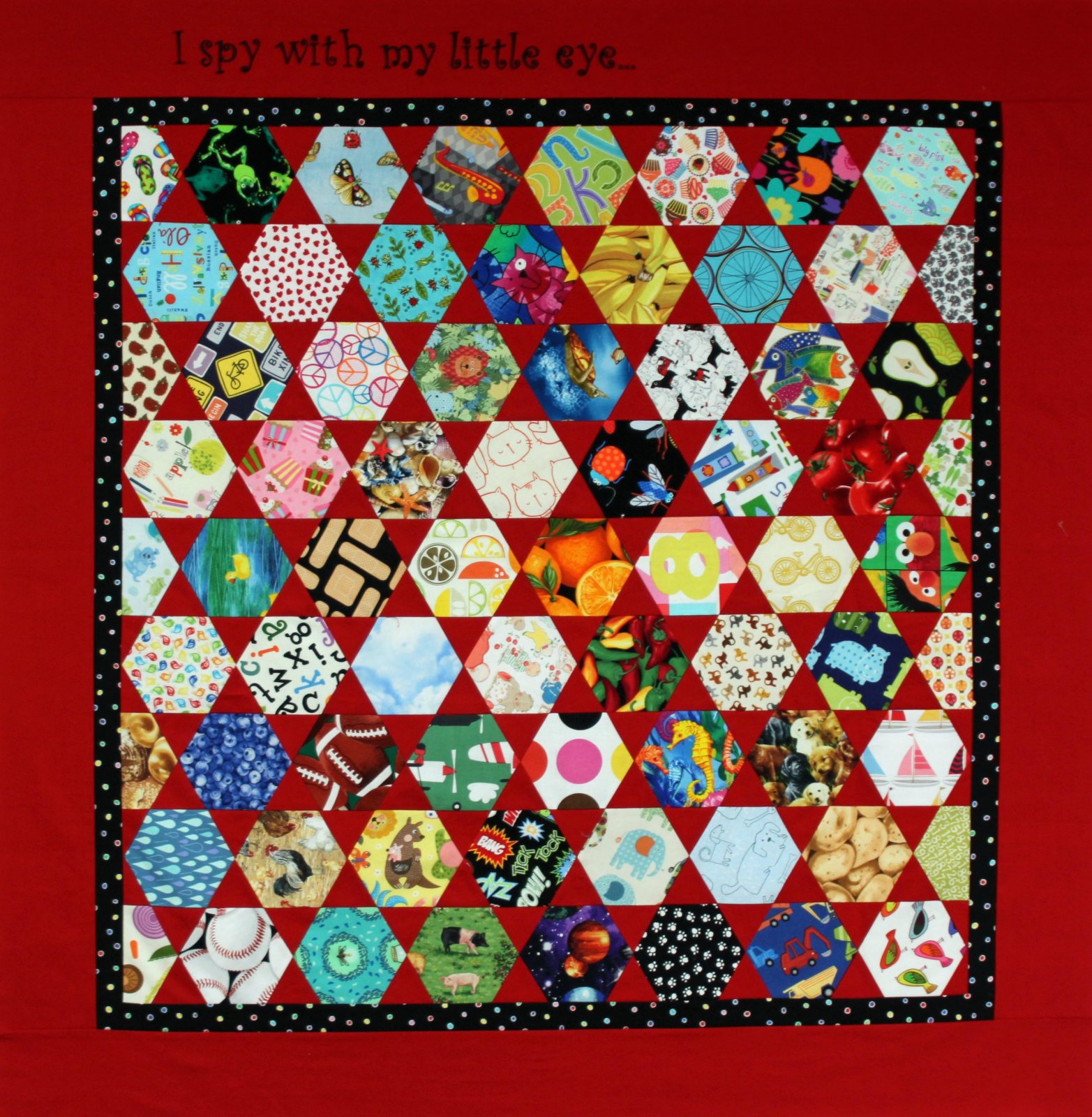 I Spy Hexagon Quilt Pattern