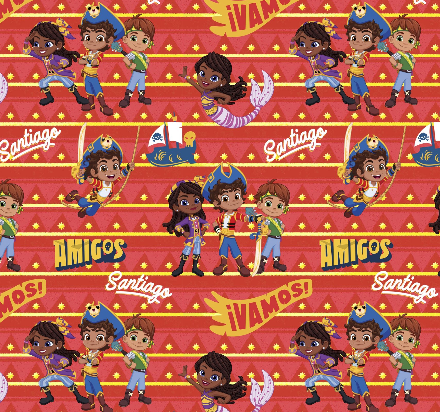 PROMO* DT-Santiago of the Seas SO-3008-1C-1 Red - Vamos Amigos ...