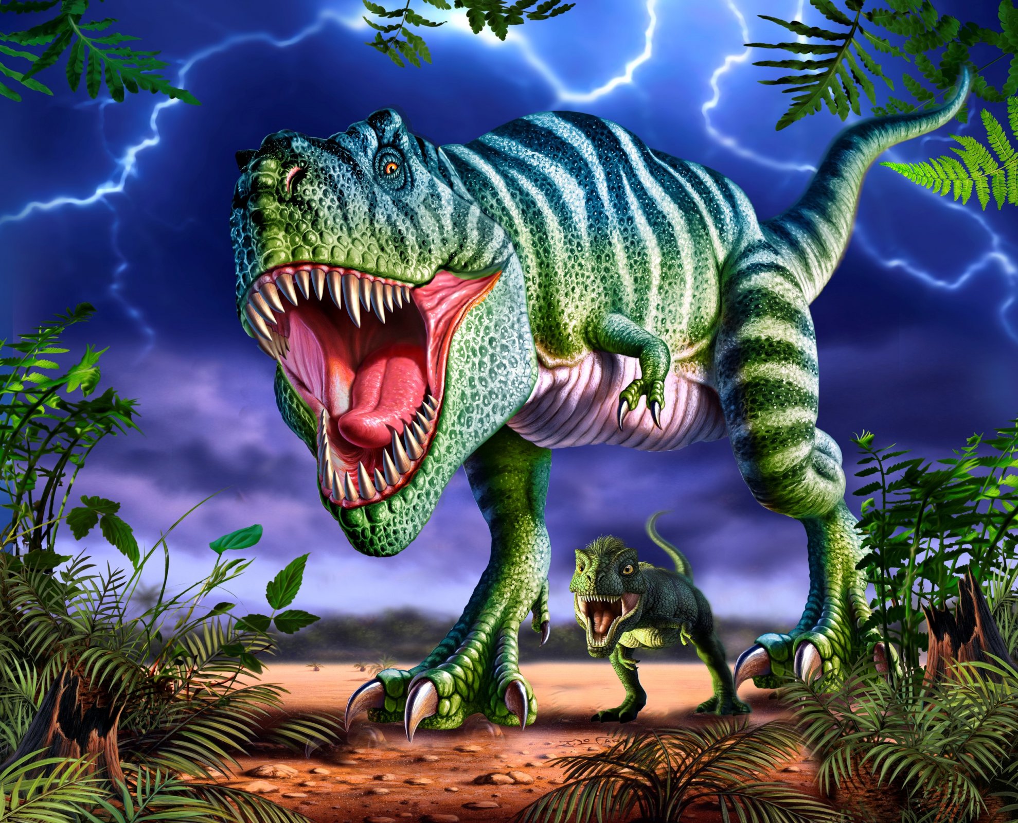 DT Exclusives JQ 0089 9C 1 T Rex 2 Panel 35 5 X 44