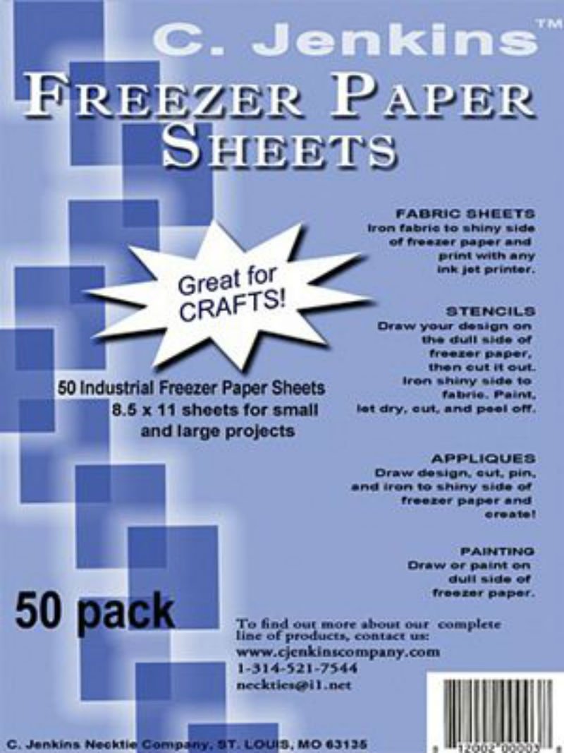 Freezer Paper Sheets 8 5 X 11 812002000038
