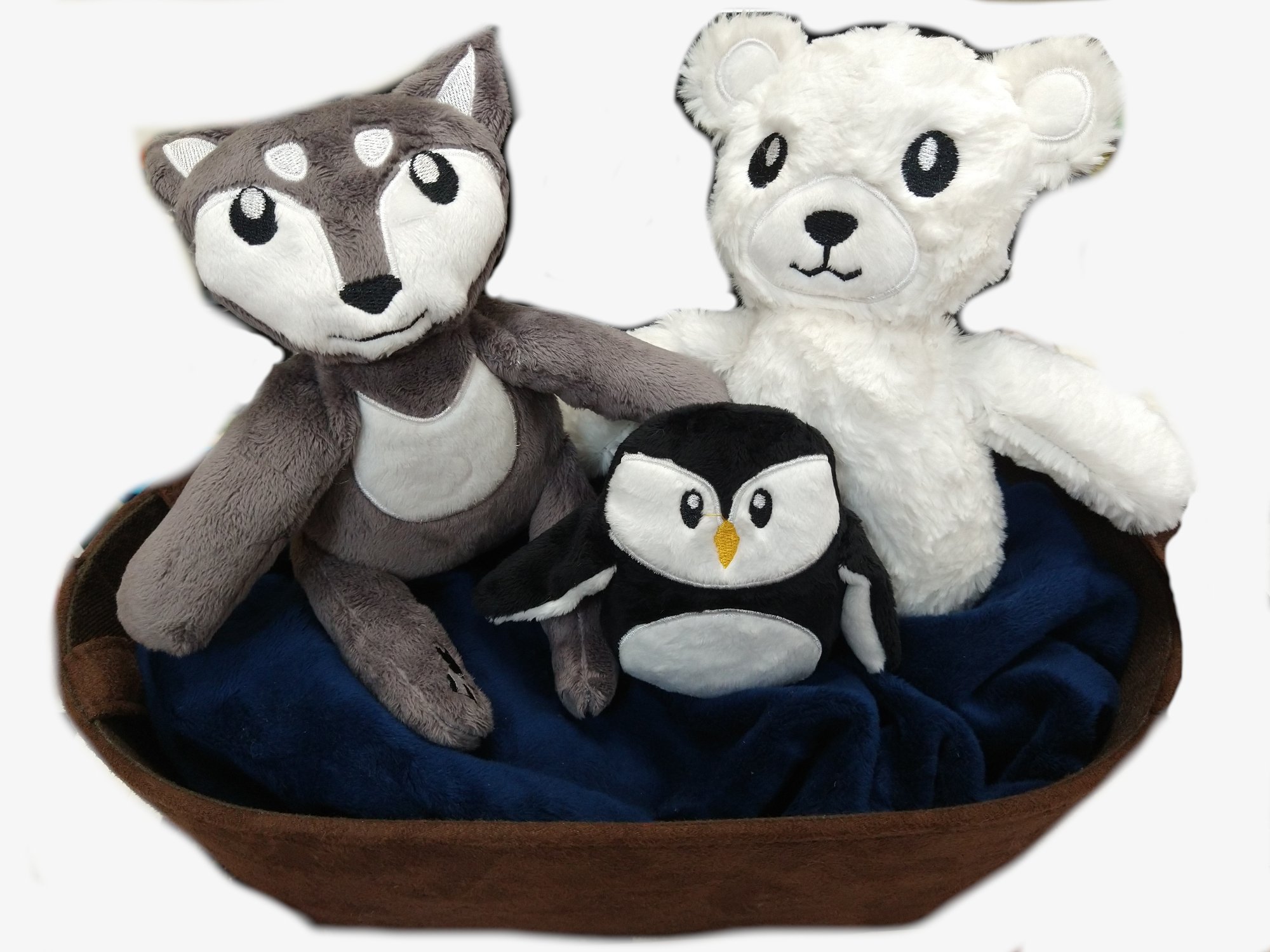 Pudgy Buddies Embroidered Stuffies
