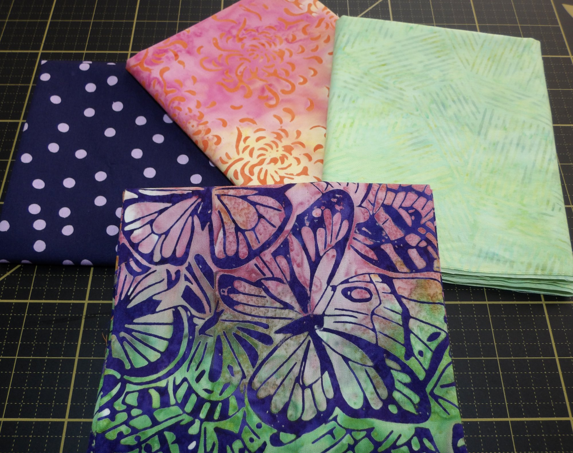 Butterfly Collage Batik Fat Quarter Bundle