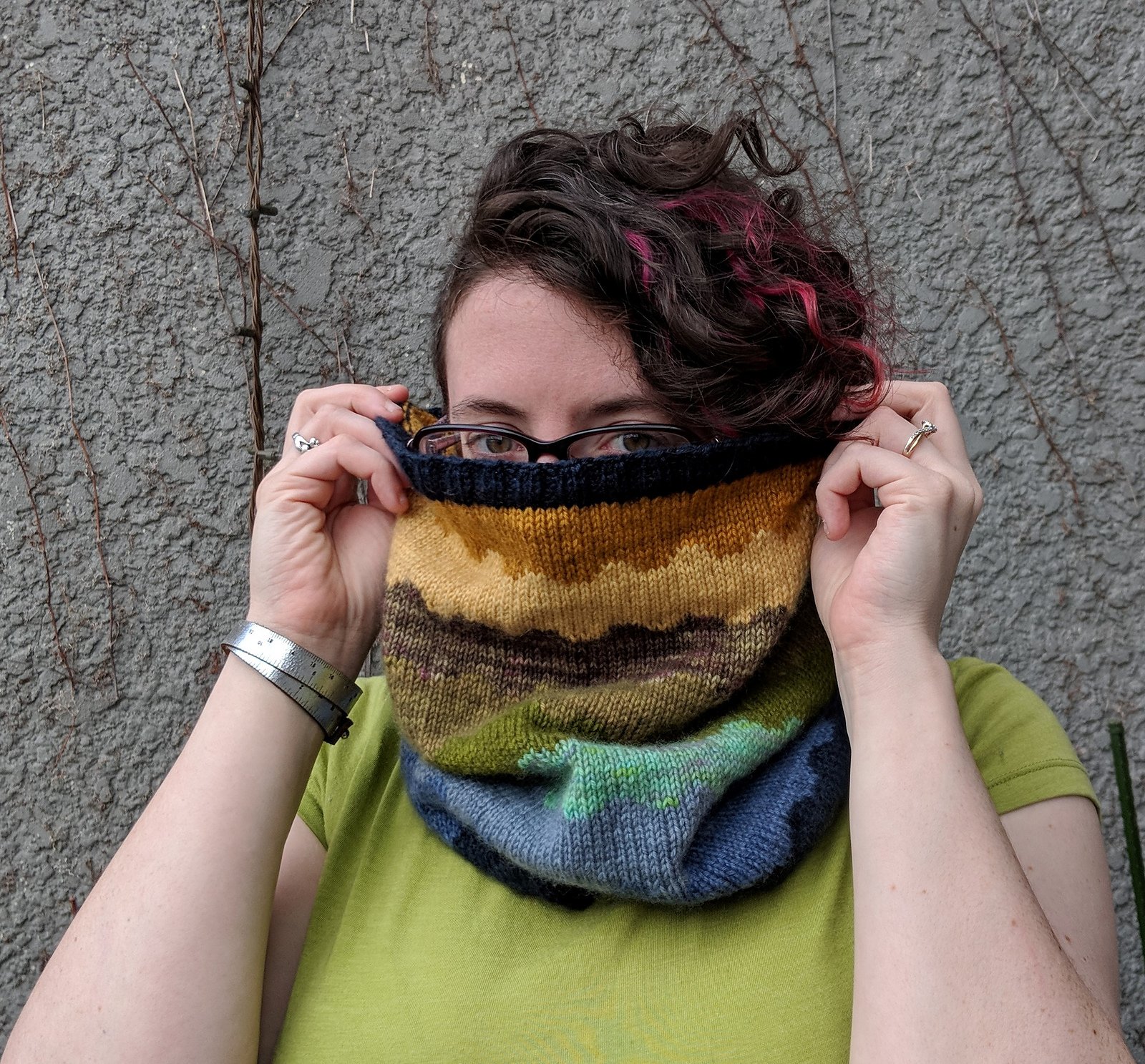 Knitmas #2: Coloring Box Cowl In-Person