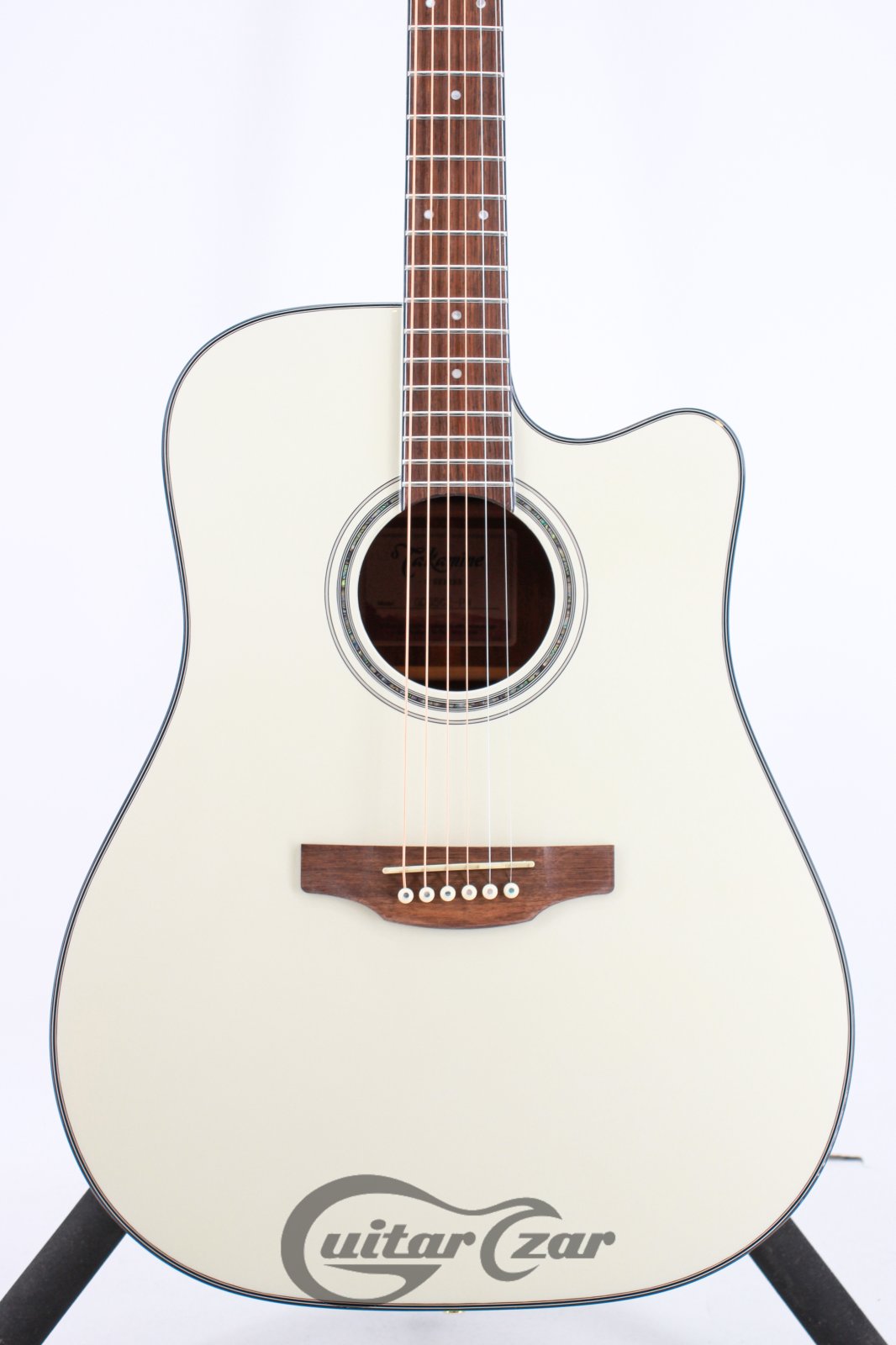 Takamine GD35CE Pearl White Acoustic Electric Guitar