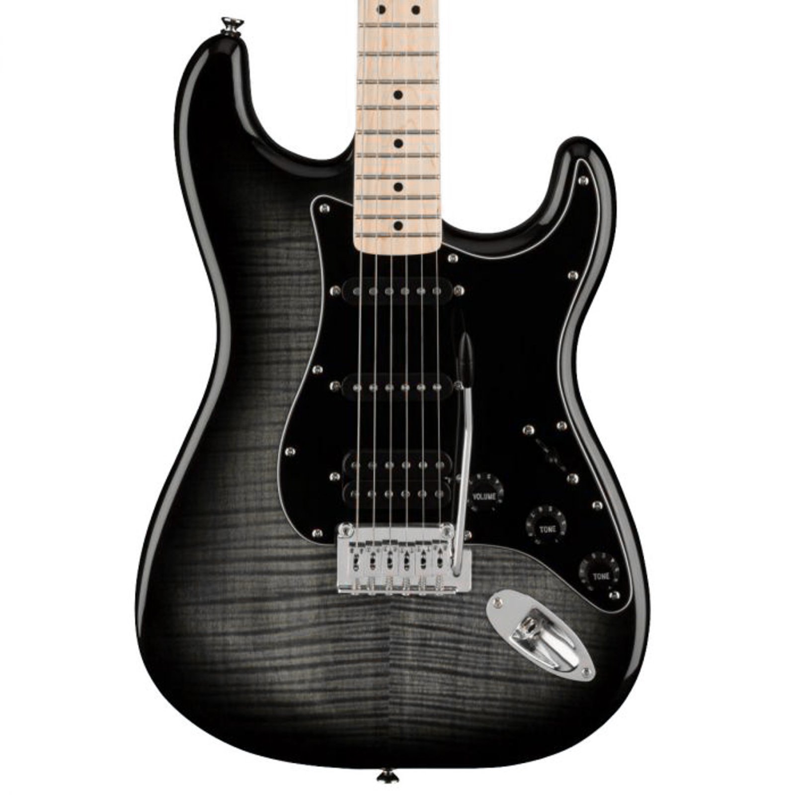 Squier Affinity Stratocaster HSS Flame Maple Black Burst