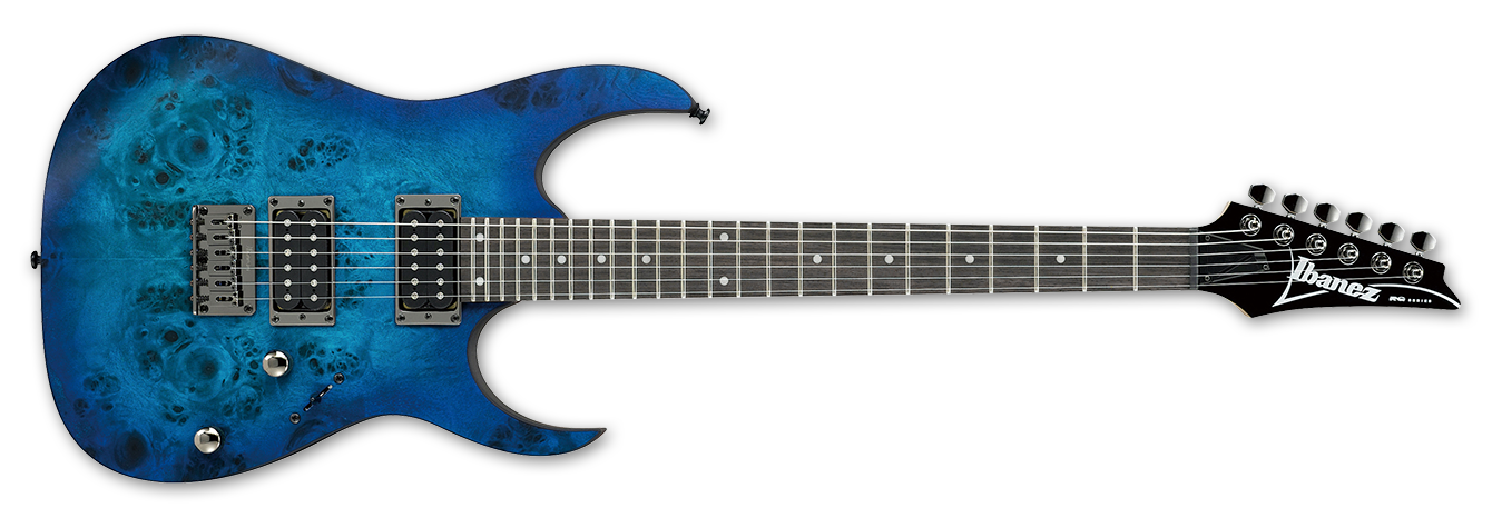 Ibanez RG421PB Electric Guitar, Sapphire Blue Flat