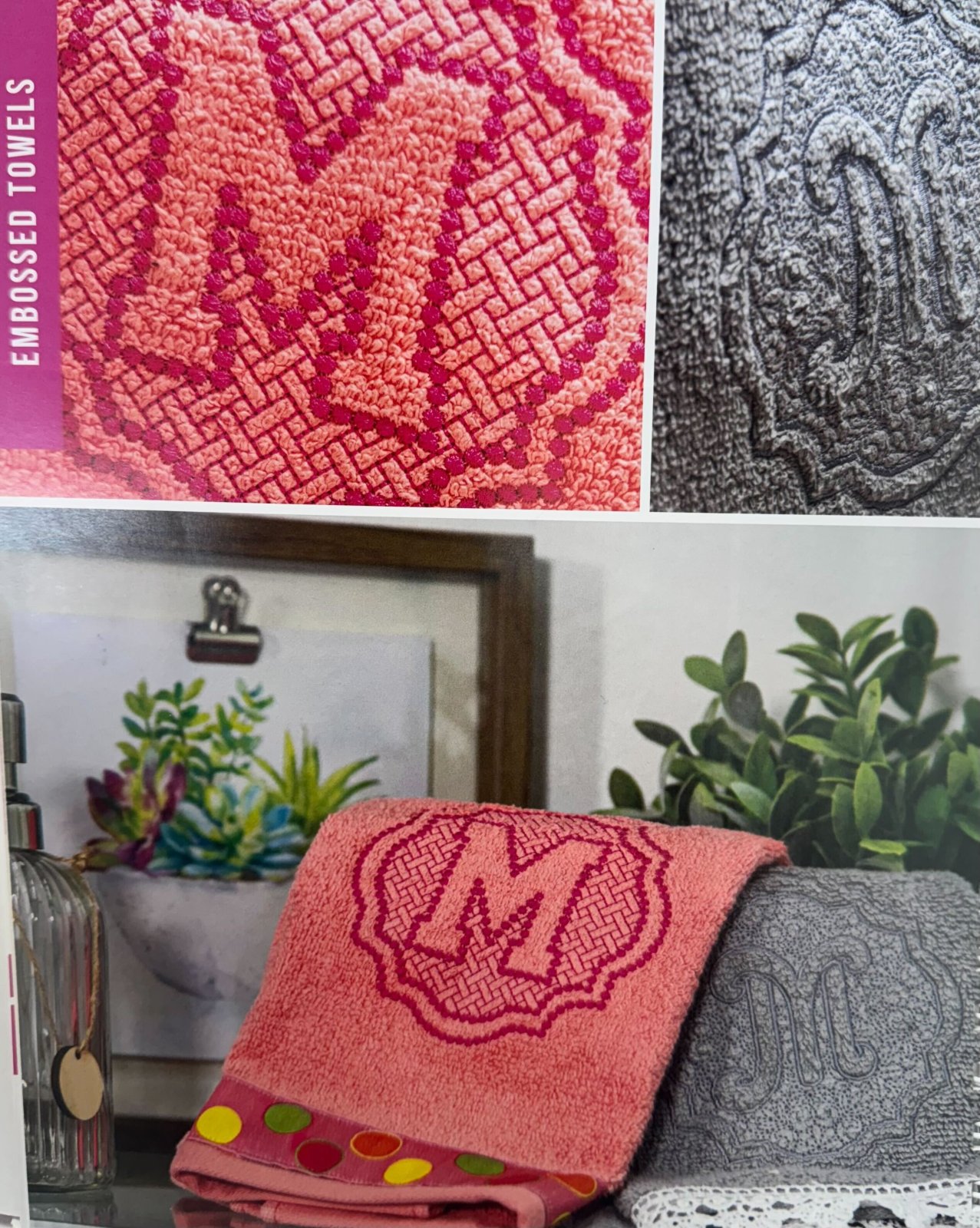 IQ Designer Workshop Creating Embossed Towels - GREENUP