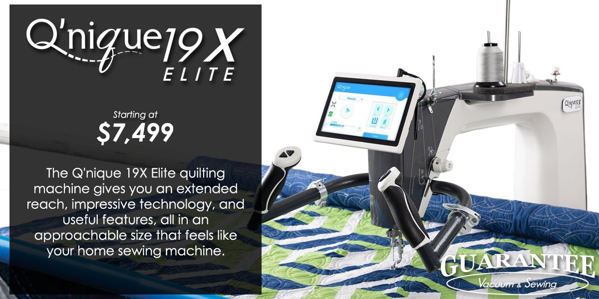 QNIQUE 19X Elite Longarm Quilting Machine - 636343172441