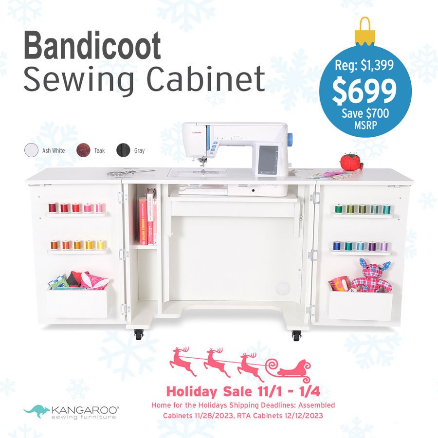 Kangaroo Bandicoot Sewing Machine Cabinet With Gas Strut Mechanism ...