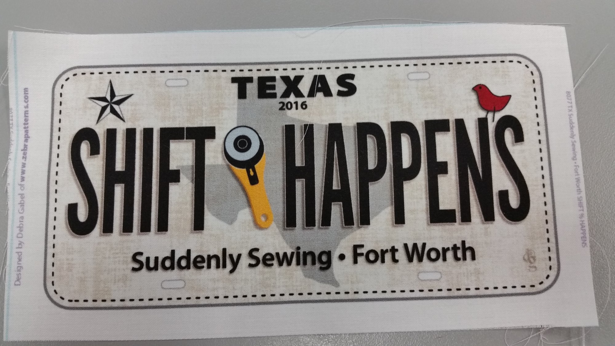 ROW BY ROW PLATE SHIFT HAPPENS 861934899012