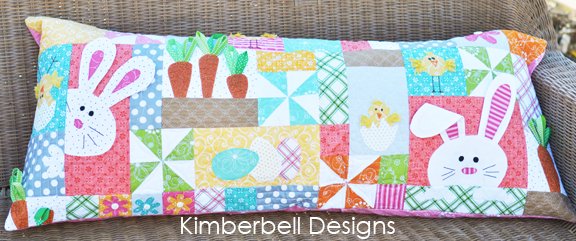 Kimberbell "Hoppy" Easter Bench Pillow