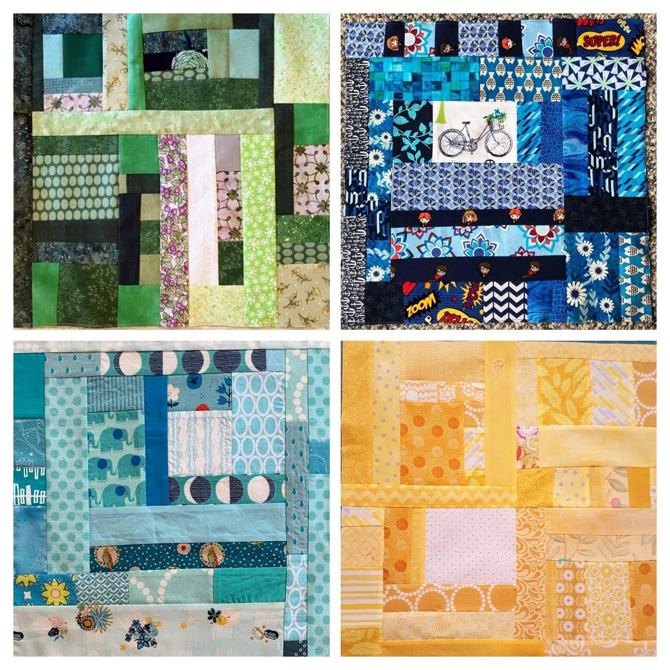 Stash Busting 2 - Building Fabric Slabs