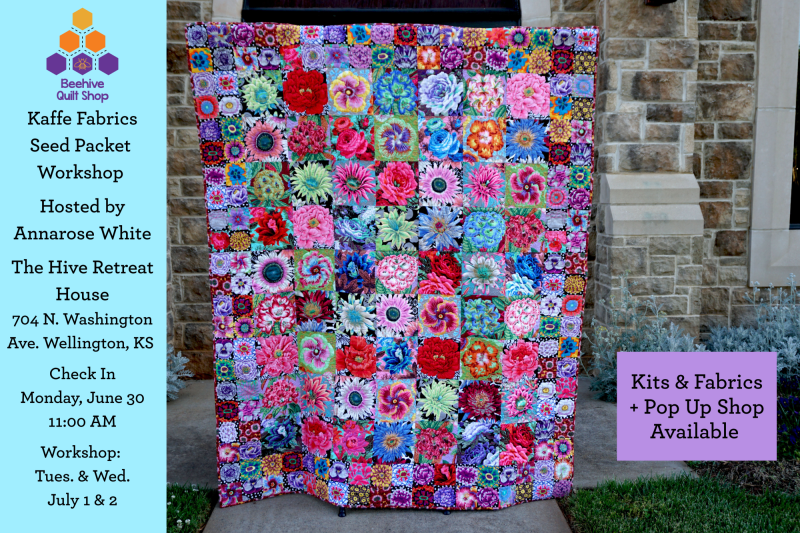 Kaffe Seed Packet Quilt Workshop with Annarose