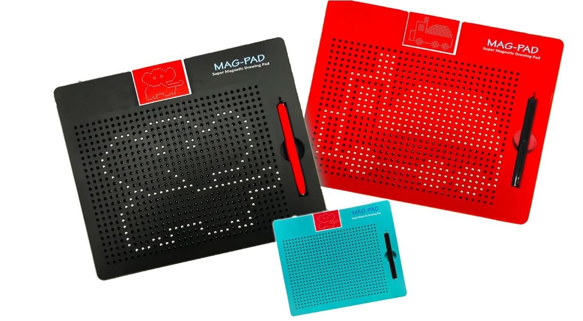 Mag-Pad Drawing Board Assorted Colors Blue Red or Teal - 671739000014