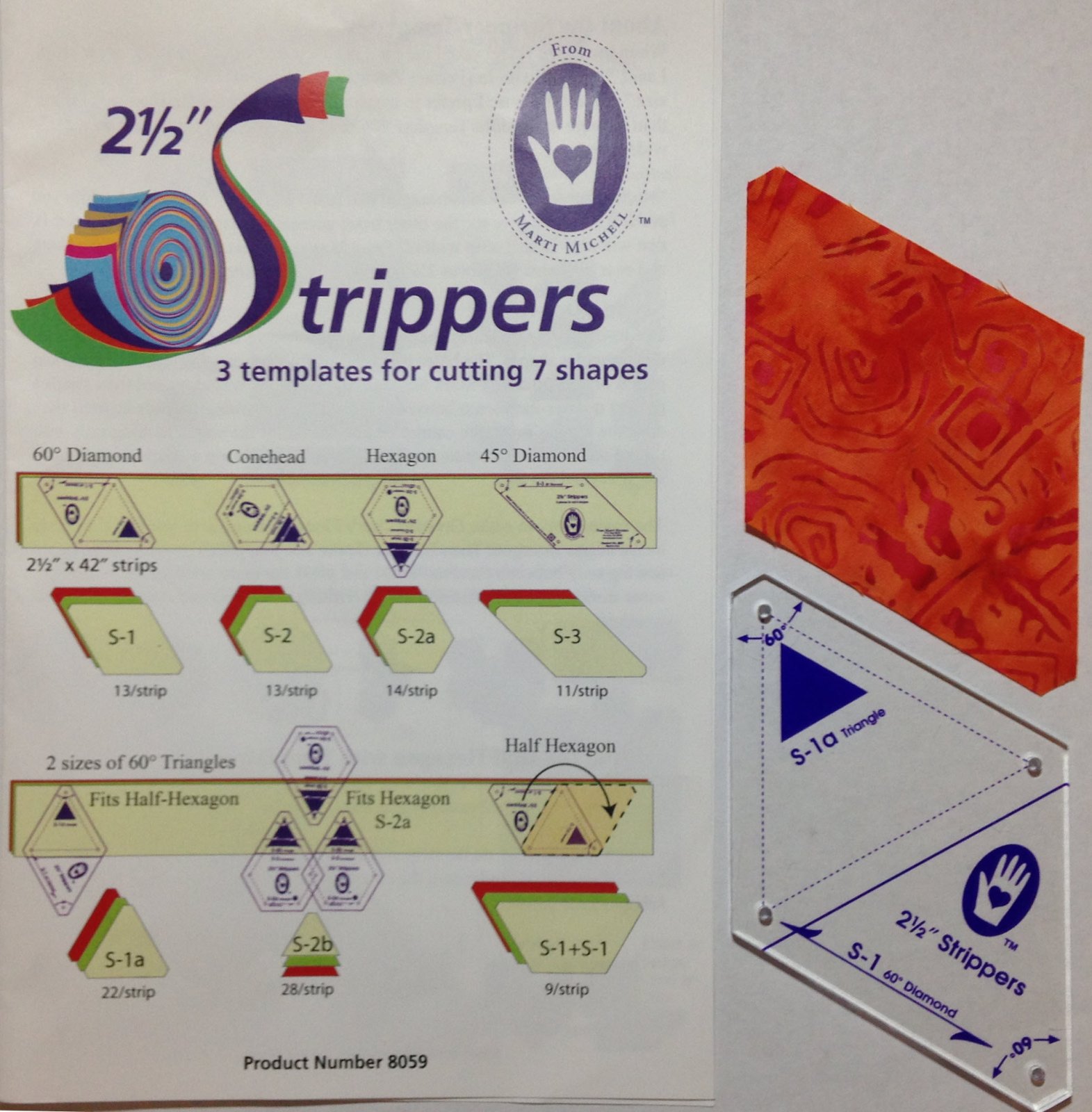 From Marti Michell 2 1 2 Strippers Templates 715363080599