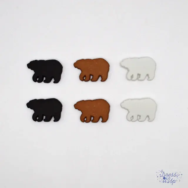 brown bear buttons