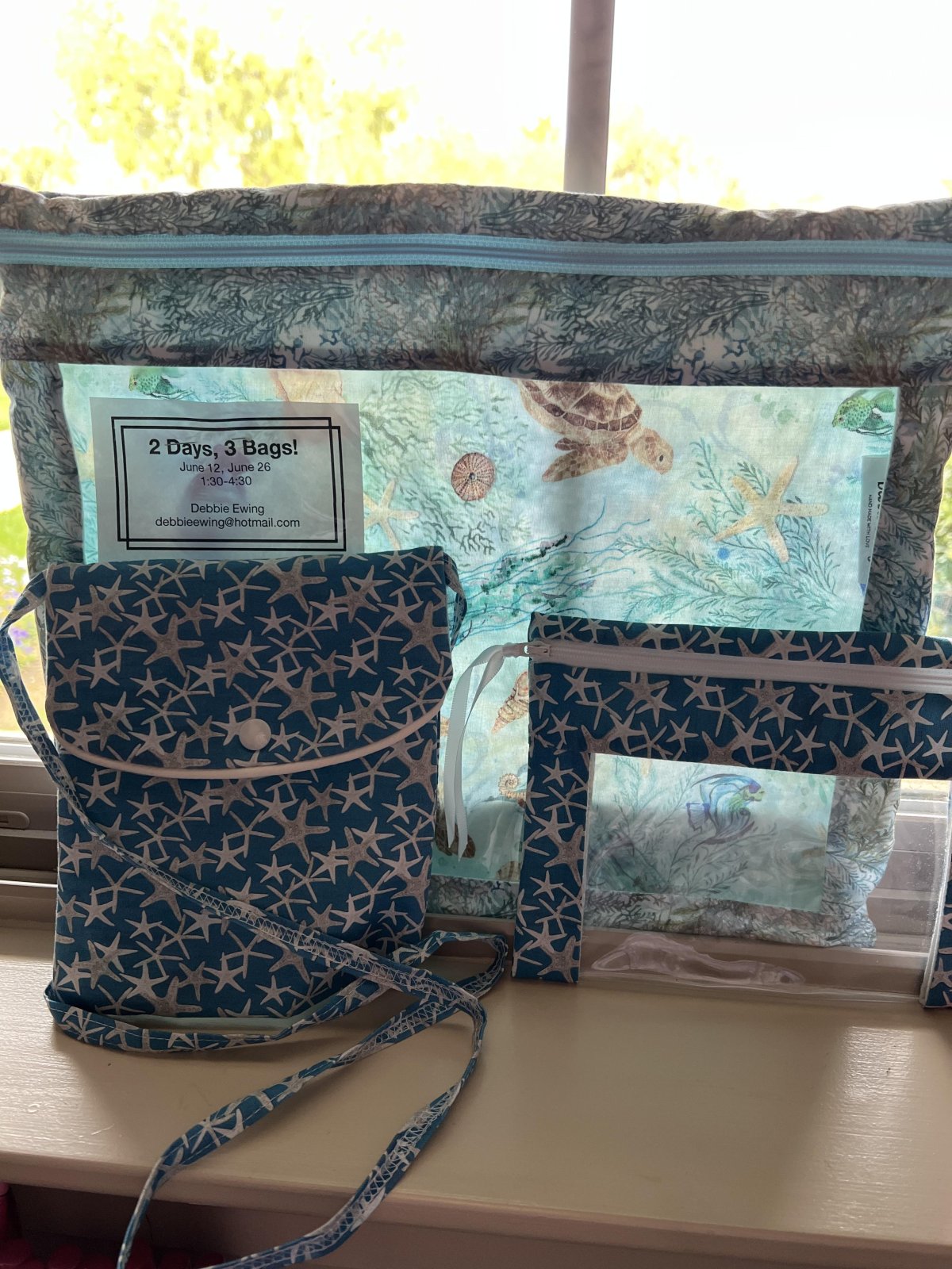 THE BAG LADIES - JUNE Bag Class "TWO DAYS, THREE BAGS" with Debbie 2 ...