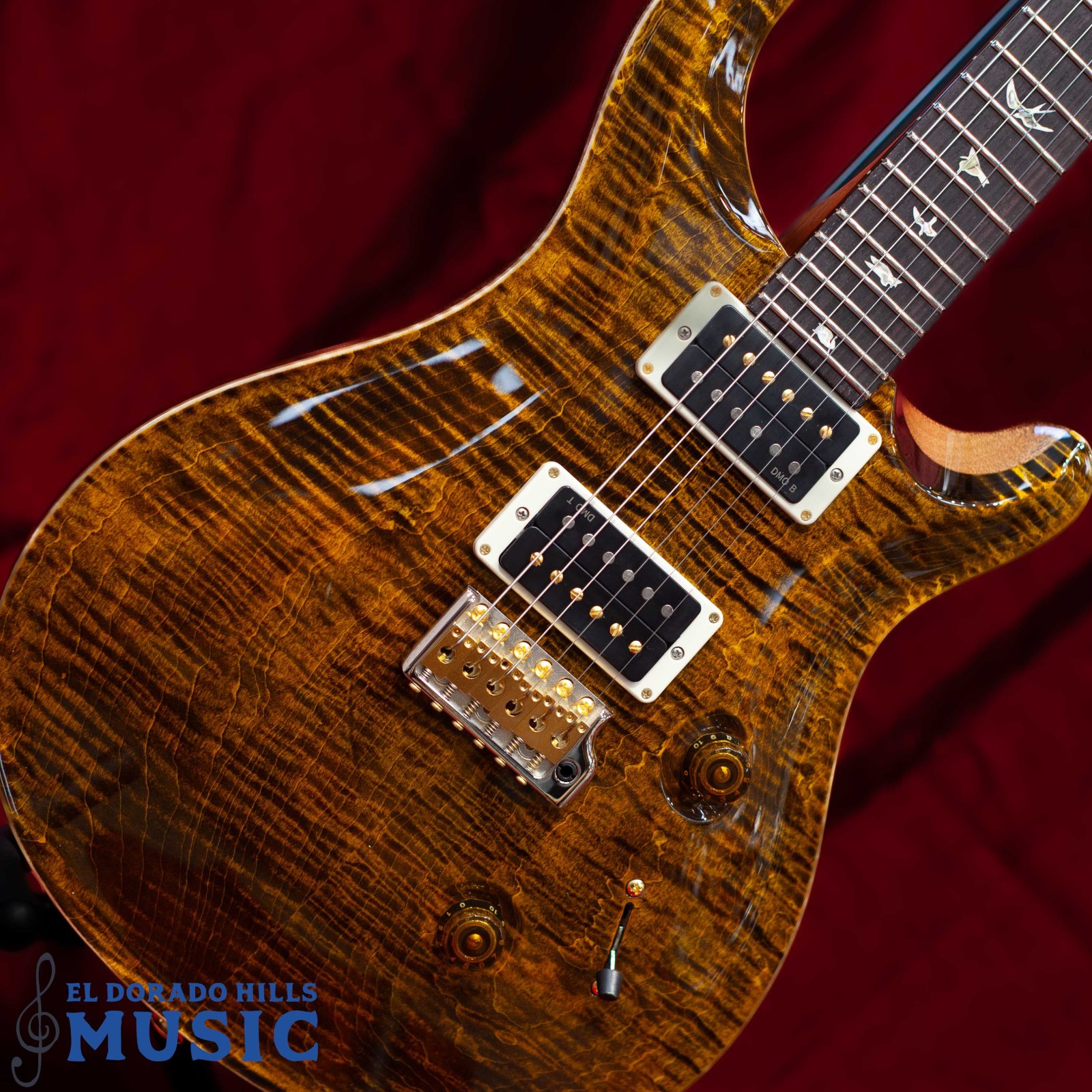 PRS Core Custom 24 Yellow Tiger 10-Top - 825362162902
